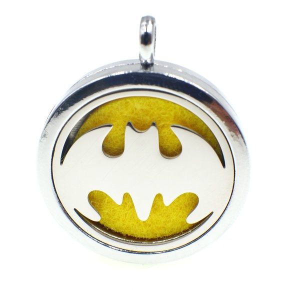 Jewelry | Batman Essential Oil Diffuser Locket Necklace | Poshmark